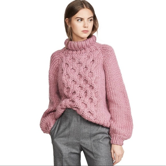 I Love Mr. Mittens | Sweaters | I Love Mr Mittens Honeycomb High Neck ...